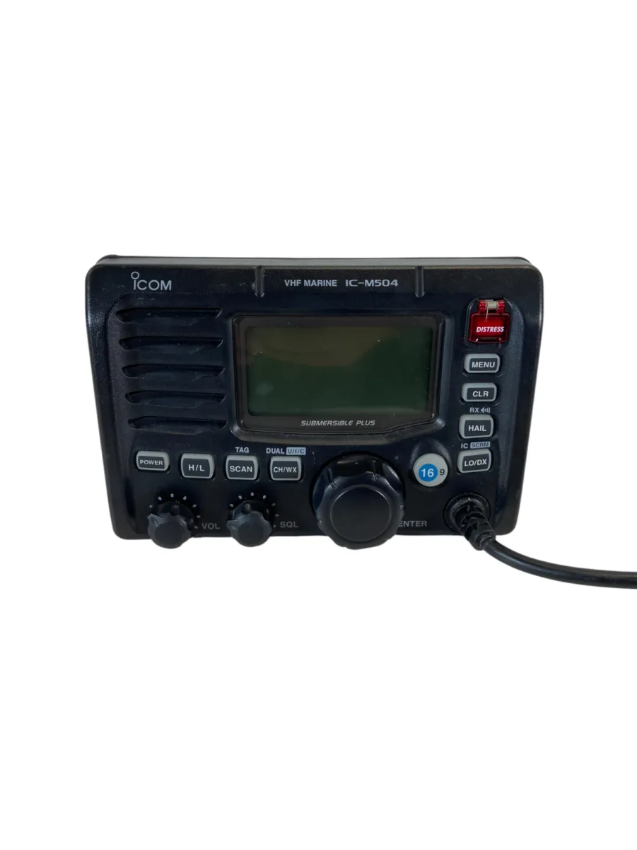Icom IC-M504 Marine DSC VHF Radio Fully Tested 90-Warranty - Max Marine ...