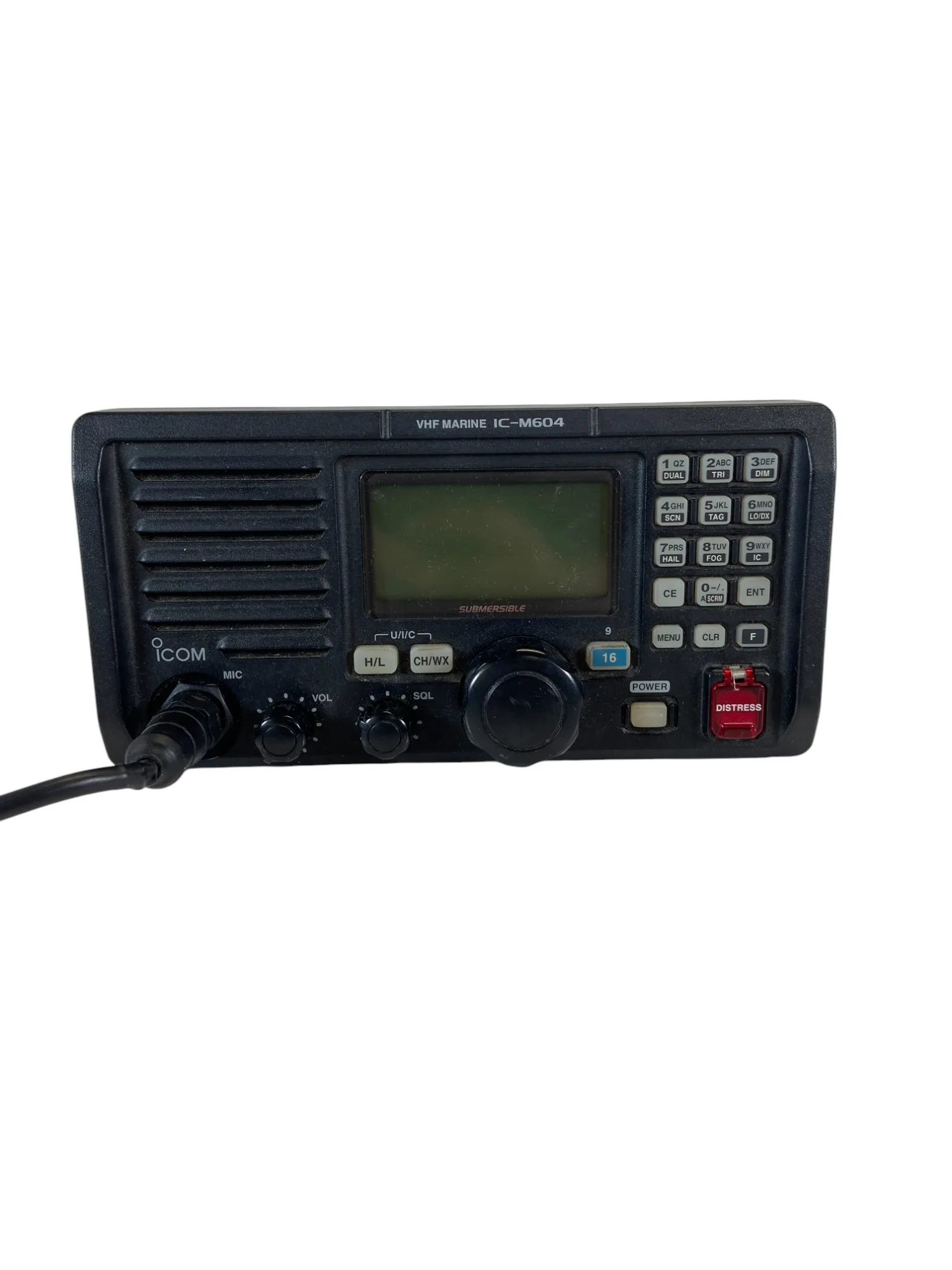 Icom IC-M604A Marine DSC VHF Radio With Detachable HM-126 Mic - Tested ...