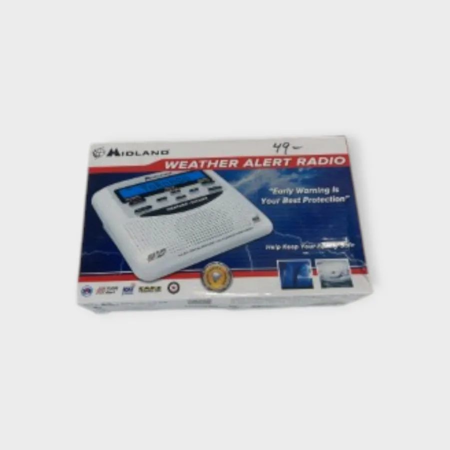 Midland WR-120EZ Emergency Weather Alert Radio with Alarm Clock - New ...