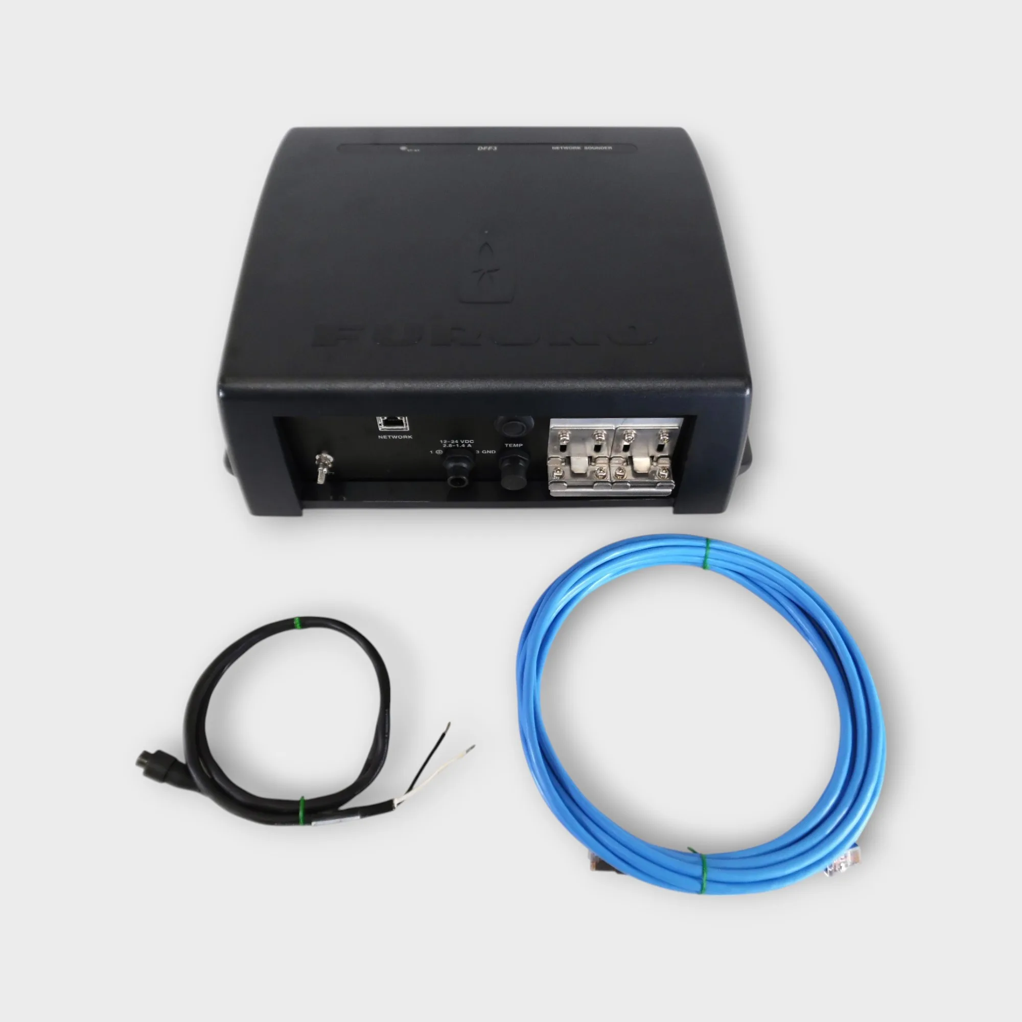 Furuno DFF3 ~ 1, 2, 3kW Network Sounder Module w/Cables ~Tested/Updated ...