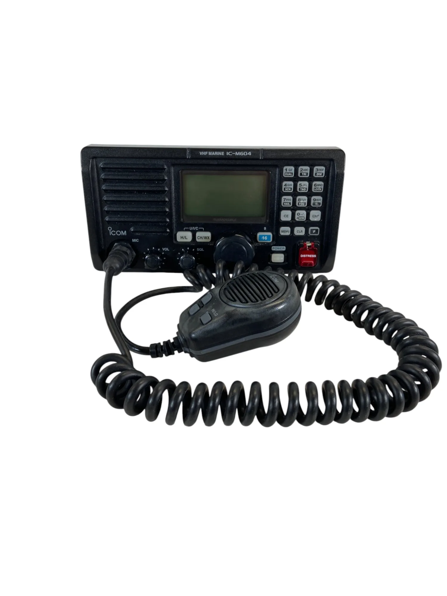 Icom IC-M604A Marine DSC VHF Radio With Detachable HM-126 Mic* - Tested ...