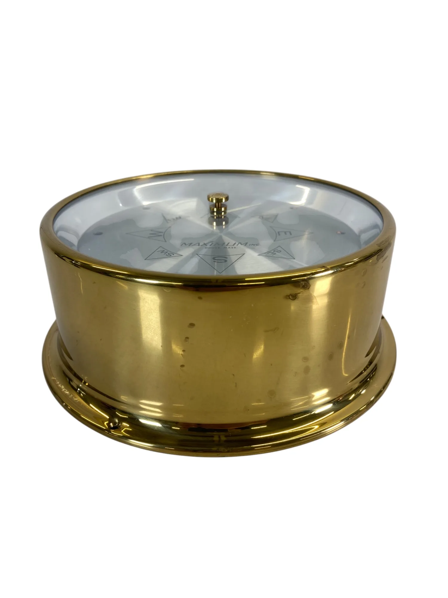 Maximum Wind Direction Instrument Brass With Silver Inlay- Good Cond ...