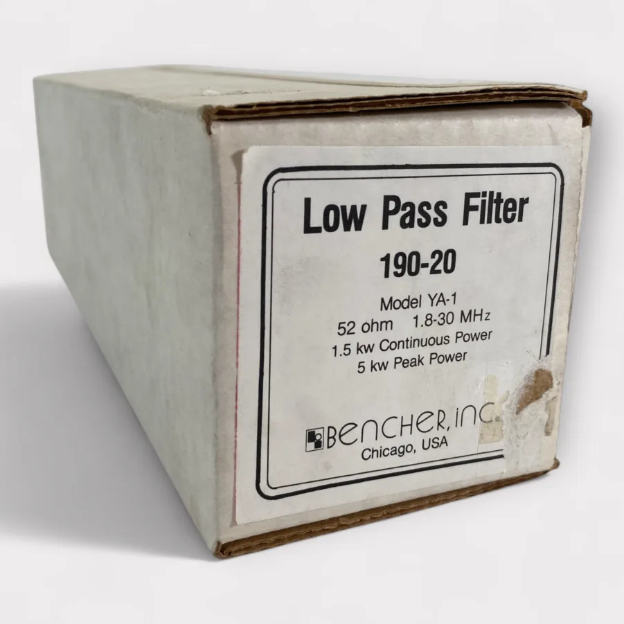 Bencher YA-1 Low Pass TVI Filter For Ham/Amateur HF Radio (1.8-30 MHz ...