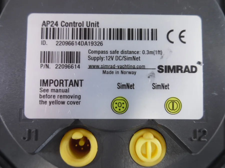 Simrad AP24 Autopilot Control Head-22096614 - Max Marine Electronics