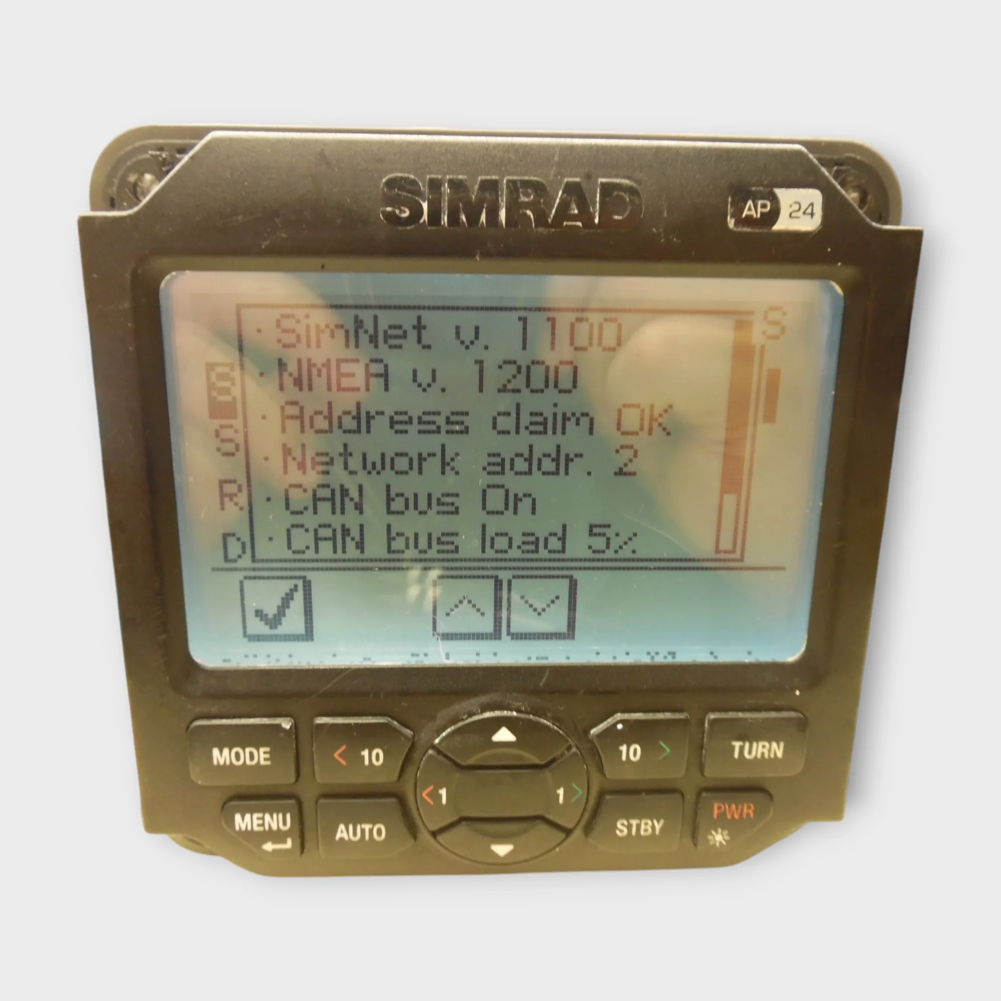 Simrad AP24 Autopilot Control Head-22096614 - Max Marine Electronics