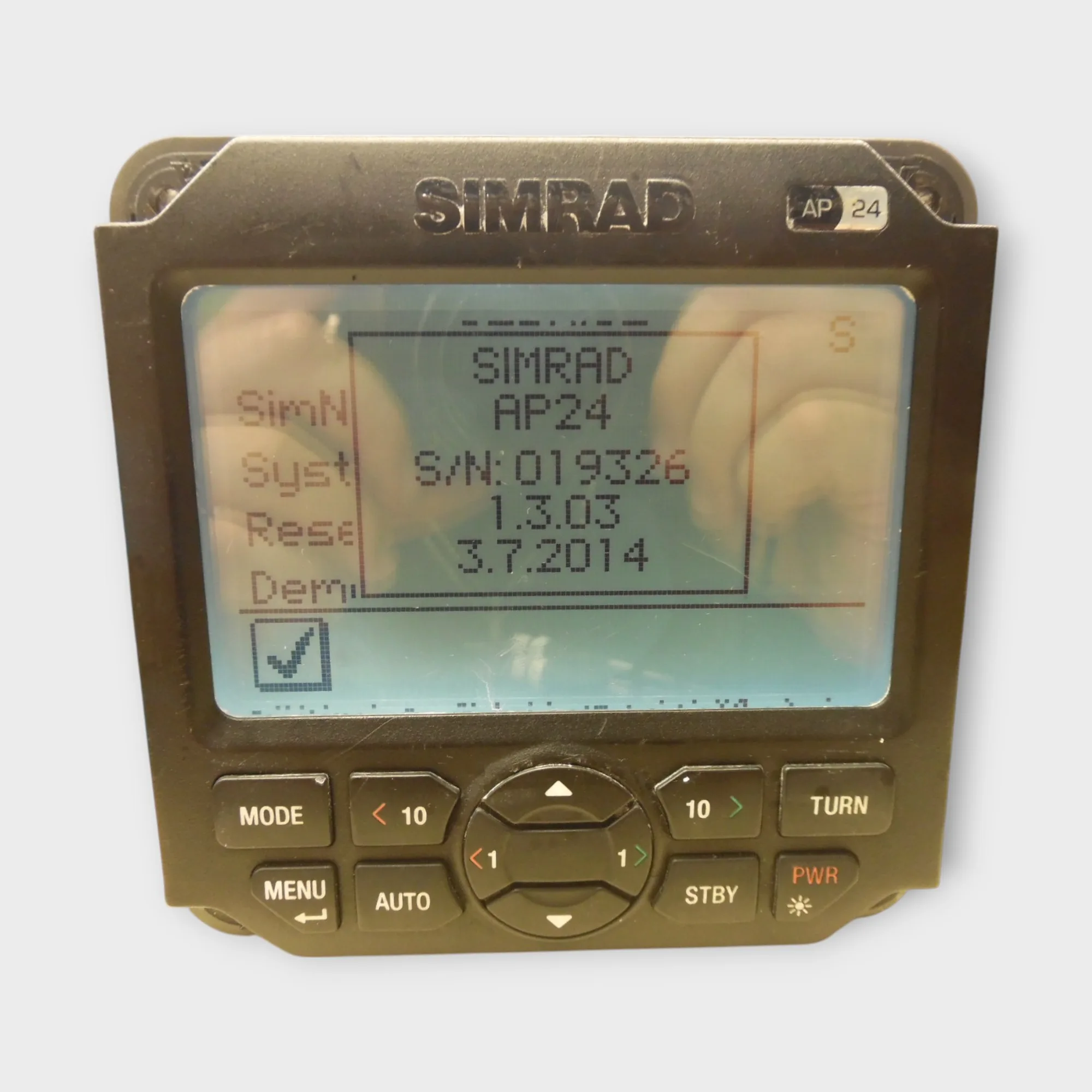 Simrad AP24 Autopilot Control Head-22096614 - Max Marine Electronics