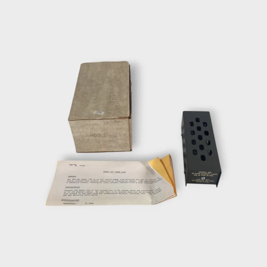 Ten-Tec Model 209 50OHM Dummy Load 300W For 30 Sec- New Open Box- Free ...