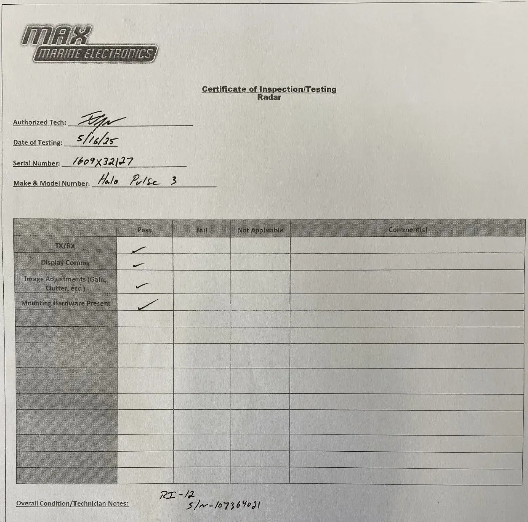 SIMRAD HALO 3 Pulse Compression Radar 3′ Open Array W/RI-12 -BENCH ...