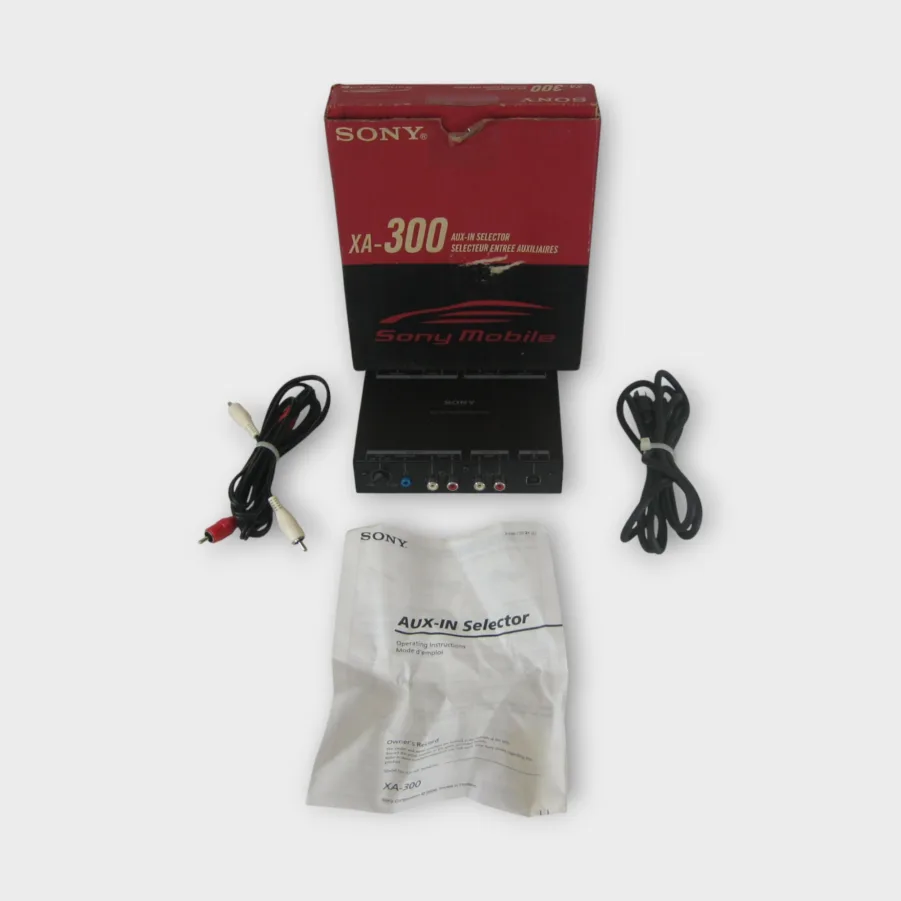 Sony XA-300 AUX-In Selector w/3 Inputs New-Old-Stock Free Shipping 90 ...