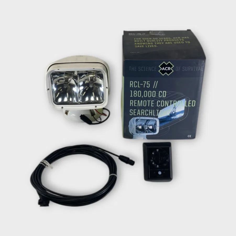ACR RCL-75 Remote Control Marine Searchlight 12V w/Point Pad-Good - Max ...