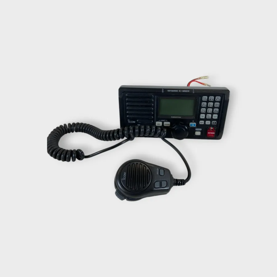 ICOM IC-M604A Marine DSC VHF Radio W/ Detachable Mic - Professionally ...