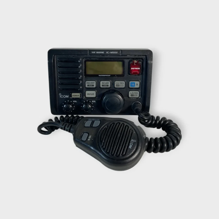 Icom IC-M502A DSC Marine VHF Radio W/ Attached Mic - Max Marine Electronics