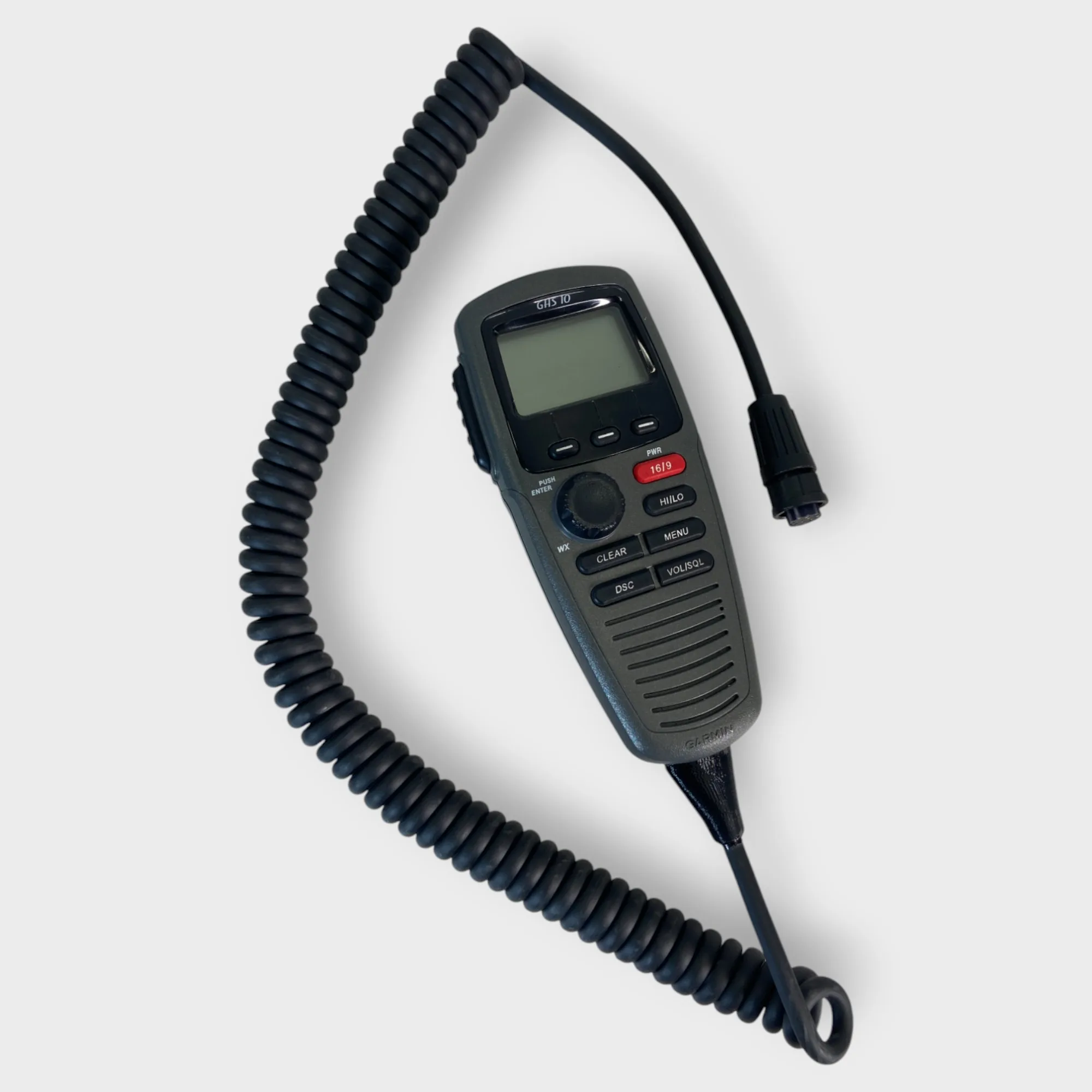 Garmin GHS 10 Wired VHF Handset 010-11187-00 F/ VHF 200 - VHF 300- NEW Cable - Max Marine ...