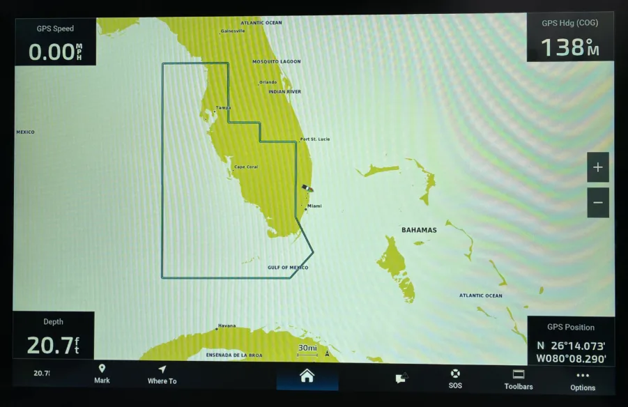 Garmin 24" GPSmap 8624 Multi-Function Display/Chartplotter Tested (90 ...