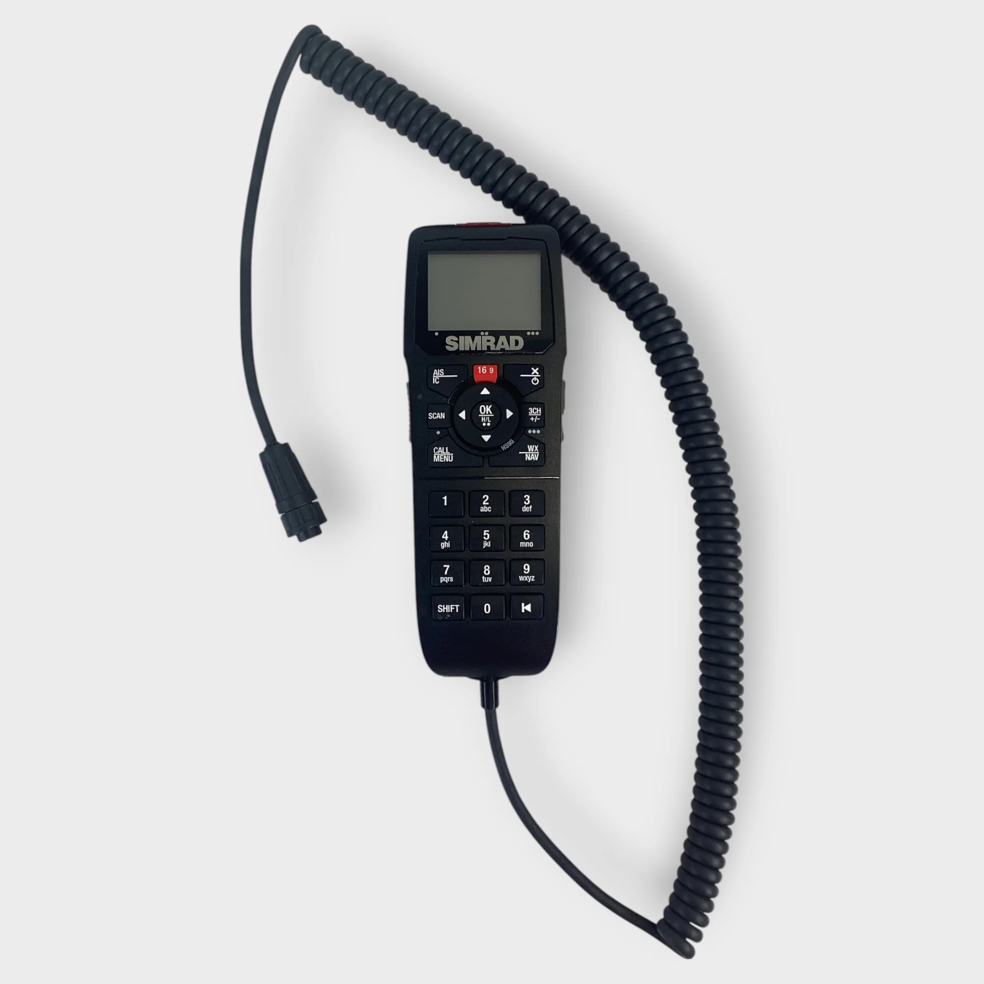 Simrad HS90 Handset Mic F/ RS90 Or B&G V90 VHF- NEW Cable- Tested ...